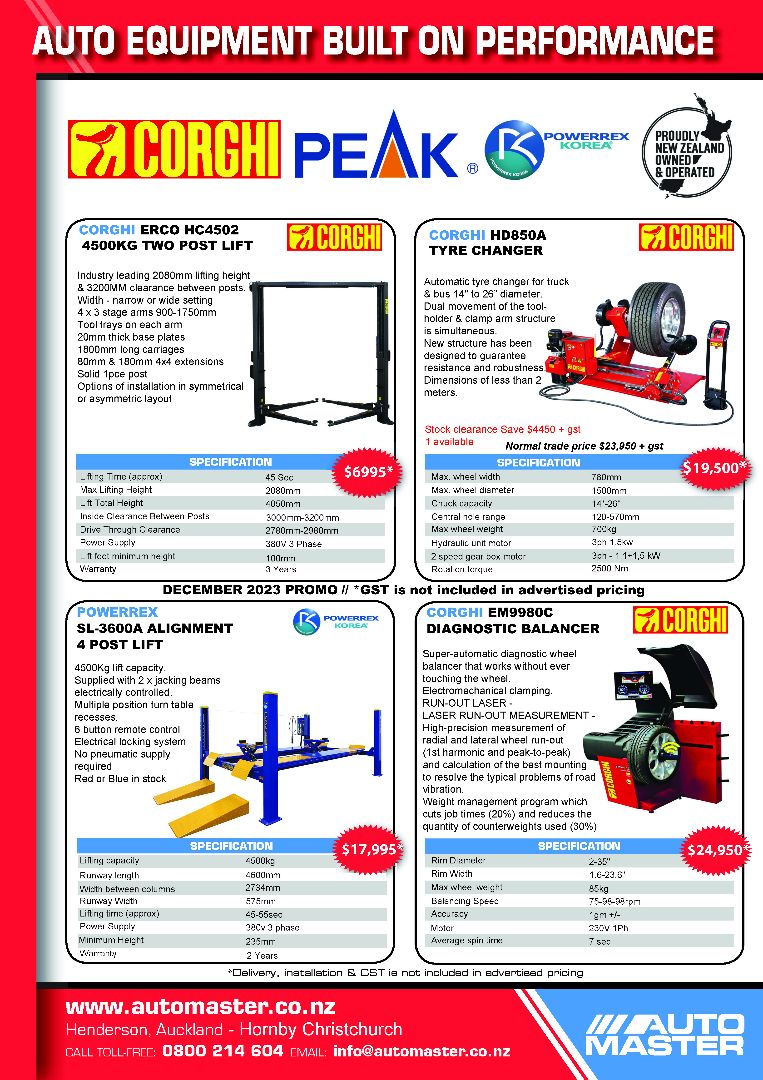 Monthly Specials :: Auto Master